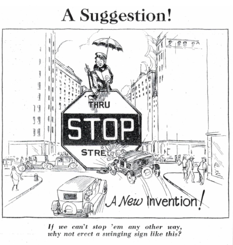 When was the first stop sign installed? | RoadTrafficSigns.com