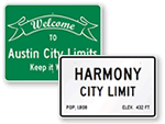 Novelty Traffic Signs | Just Add Your Text To Custom Templates
