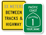 Custom Traffic Signs | 100's of Templates