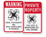 Low Flying Aircraft Warning Signs