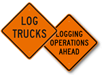 Truck Crossing Traffic Control Signs
