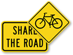 Bike and Bicycle Speed Limit Signs