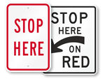 STOP Ahead Signs | Signal Ahead Signs
