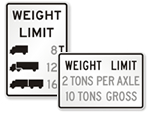 MUTCD Truck Traffic Signs