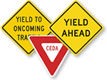 Yield Signs | Yield Traffic Signs | MUTCD Yield Signs