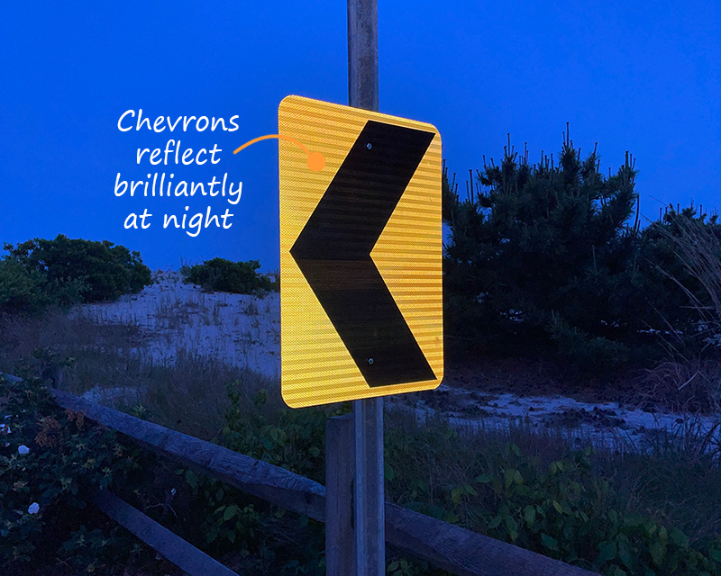 Chevron Road Signs - Keep Road Safe