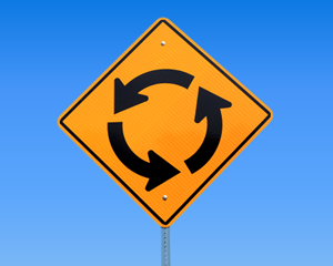 Roundabout Signs | RoadTrafficSigns.com