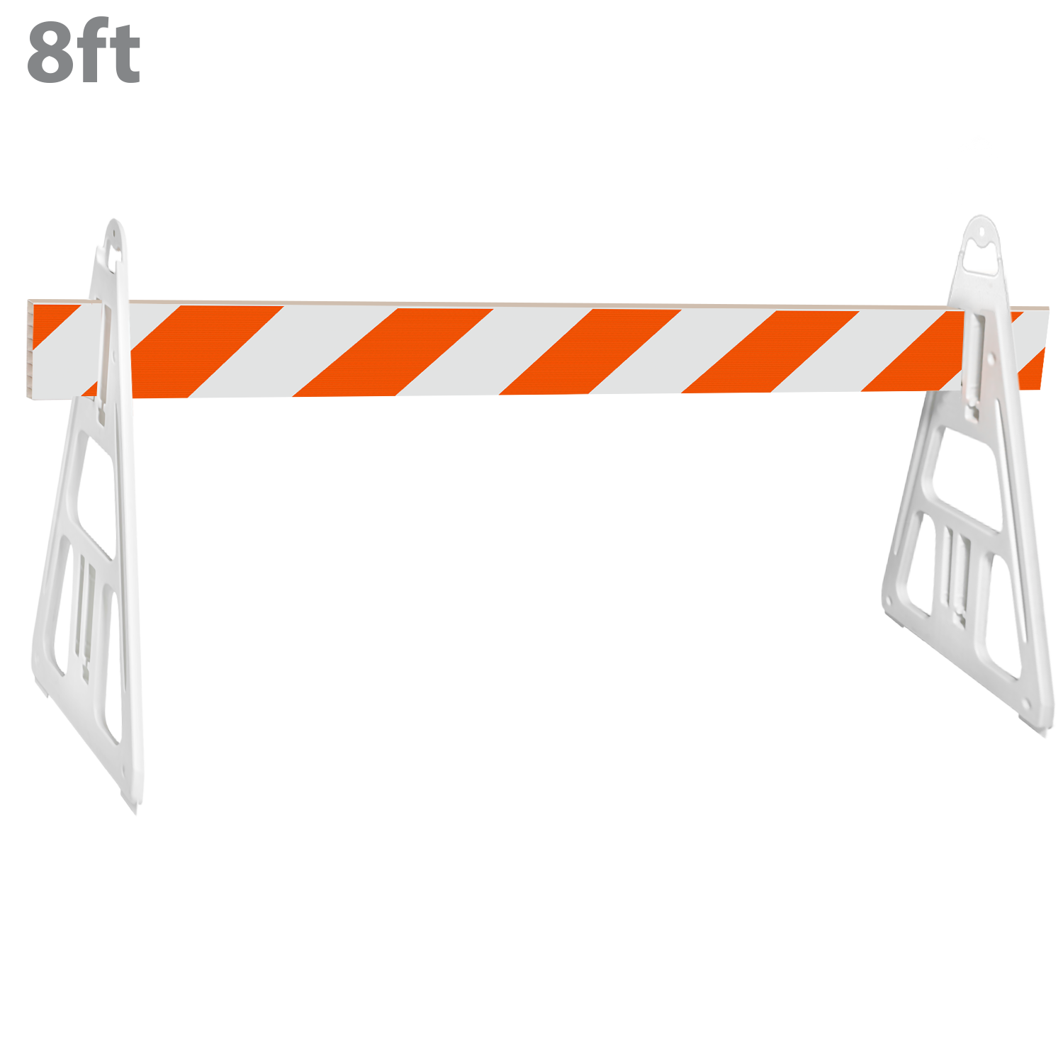 A-Frame Parade Style Type I or Type II Barricade - 8 Feet Signs