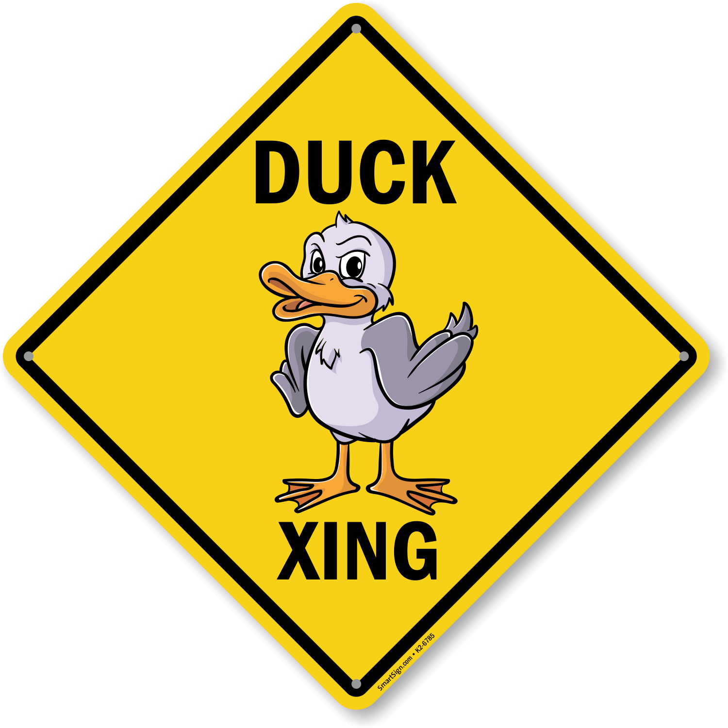 Duck Crossing Signs | Ducks, Geese Xing