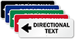 Custom One-Way Traffic Directional Signs
