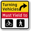 Yield to Pedestrian Signs