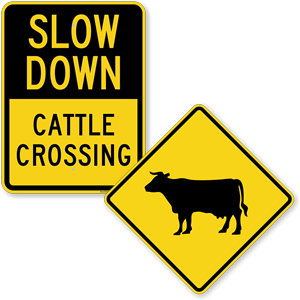 Custom Distance Road Signs – Add Own Miles and Feet