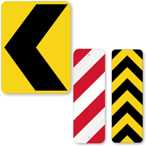 Chevron Road Signs - Keep Road Safe