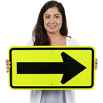 Road Closed Ahead Sign - W20-3-A, SKU: X-W20-3-A