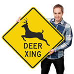 MUTCD Compliant Detour Arrow Sign, SKU: X-M4-10L