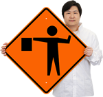 MUTCD Compliant Detour Sign with Arrow, SKU: X-M4-9L