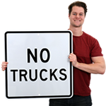 MUTCD Compliant Detour Arrow Sign, SKU: X-M4-10L