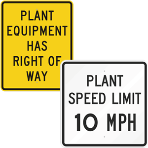 Speed Control Signs
