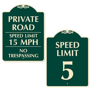No Thru Traffic Signs | Prevent Drivers From Crossing Private Road