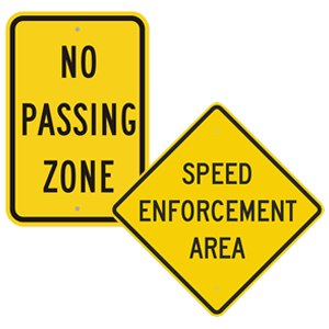 Speed Control Signs