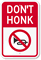 No Honking, No Horns Signs