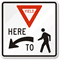 Yield to Pedestrian Signs